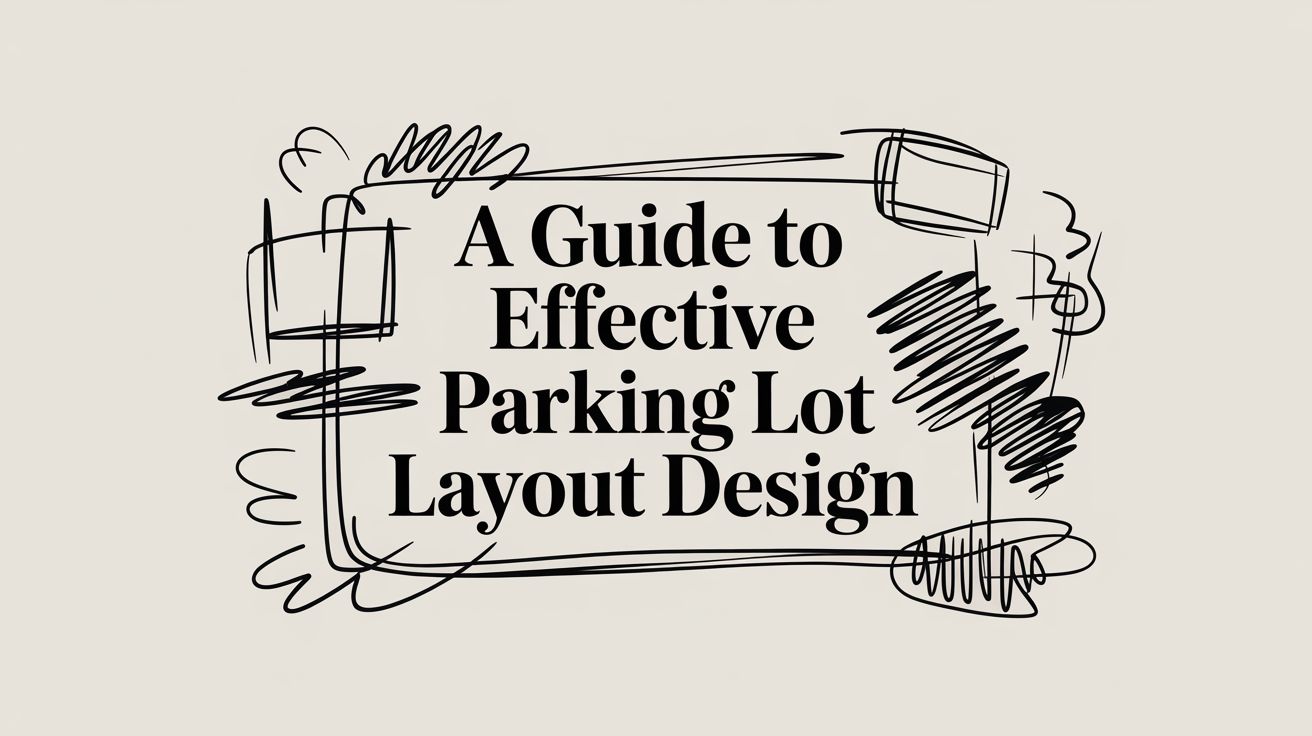 A Guide to Effective Parking Lot Layout Design